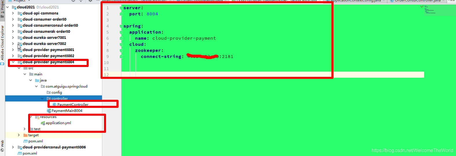 （阿里云）SpringCLoud整合zookeeper-CSDN博客