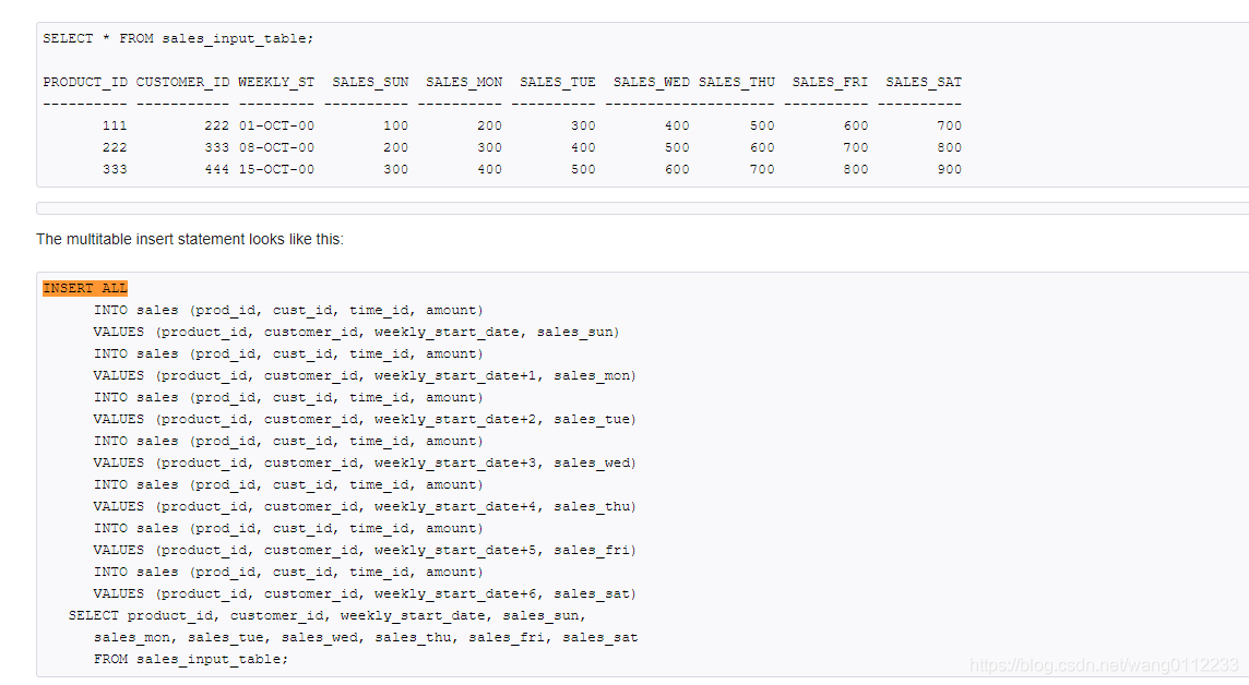 Oracle批量插入，INSERT ALL INTO用法-CSDN博客