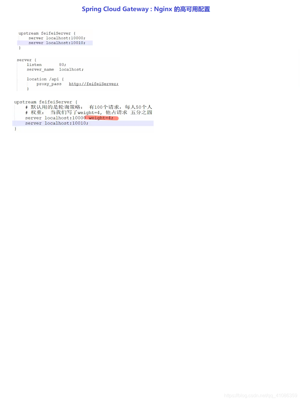 【六袆-SpringCloud】Spring Cloud Gateway - nginx 高可用配置；_nginx负载均衡到springcloudgateway-CSDN博客