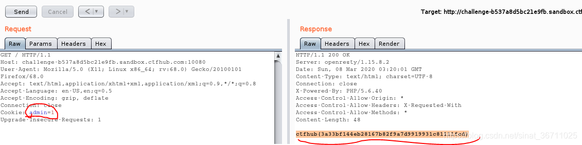 CTFHub Http协议_hello guest. only admin can get flag.-CSDN博客