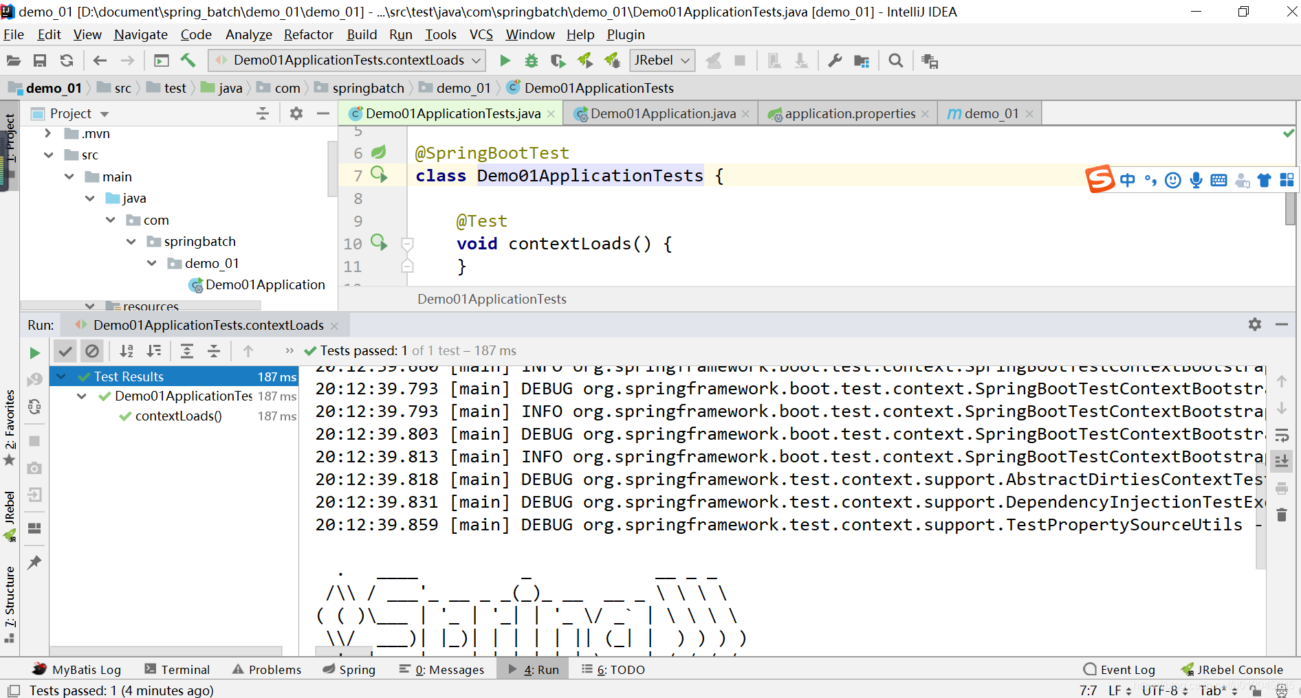 springbatch自学之路-02（如何搭建一个springbatch项目）_idea spring batch-CSDN博客