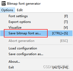 使用BMFont生成艺术字体-CSDN博客