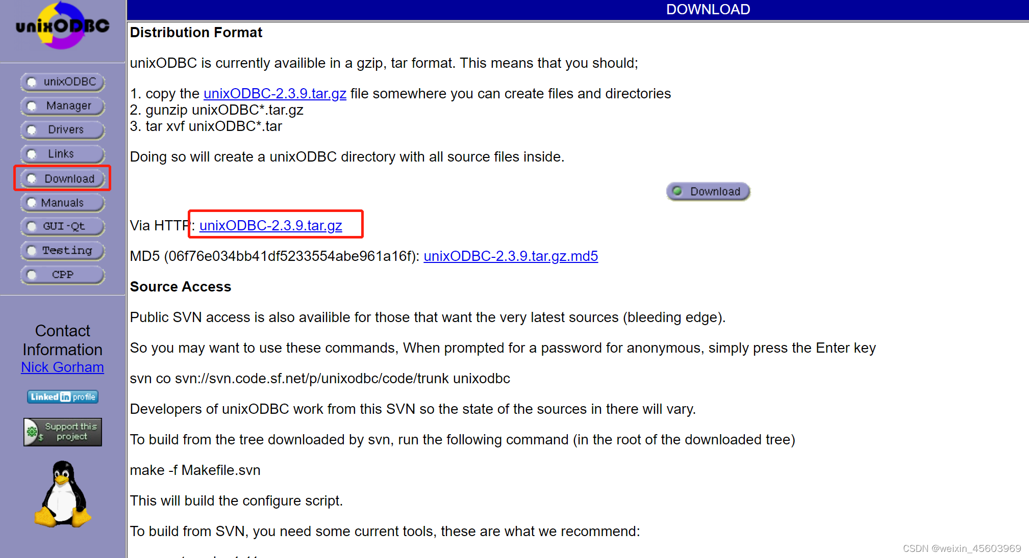 unixodbc的配置（下载安装详细步骤）_odbcinst: error while loading shared libraries: li-CSDN博客