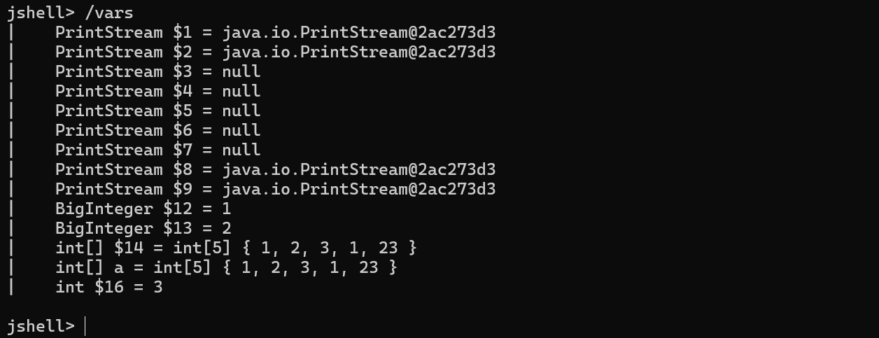 《java核心技术卷·i》——第二章2——jshell的详细使用——java程序设计环境jshell技术 Csdn博客