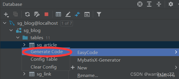 Idea EasyCode插件_easycode 插件-CSDN博客