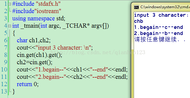 C++中cin.get(),cin.getline(),cin>>,gets(),cin.clear()区别_cin cin.get cin ...