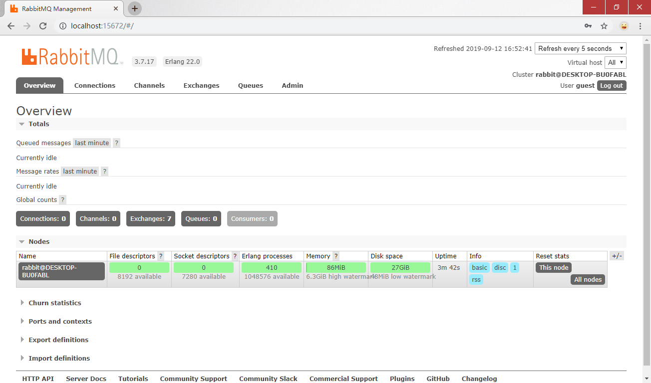 RabbitMQ 在 Win10 环境下的安装与配置_win10安装rabbitmq-CSDN博客