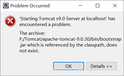 解决Tomcat报错：/bin/bootstrap.jar which is referenced by the classpath, does not exist.-CSDN博客