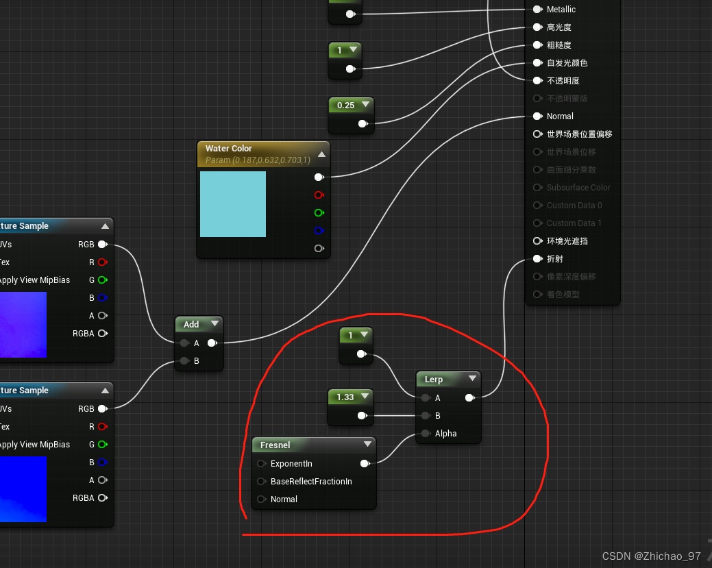 创建4.26版UE4水面材质效果,-CSDN博客