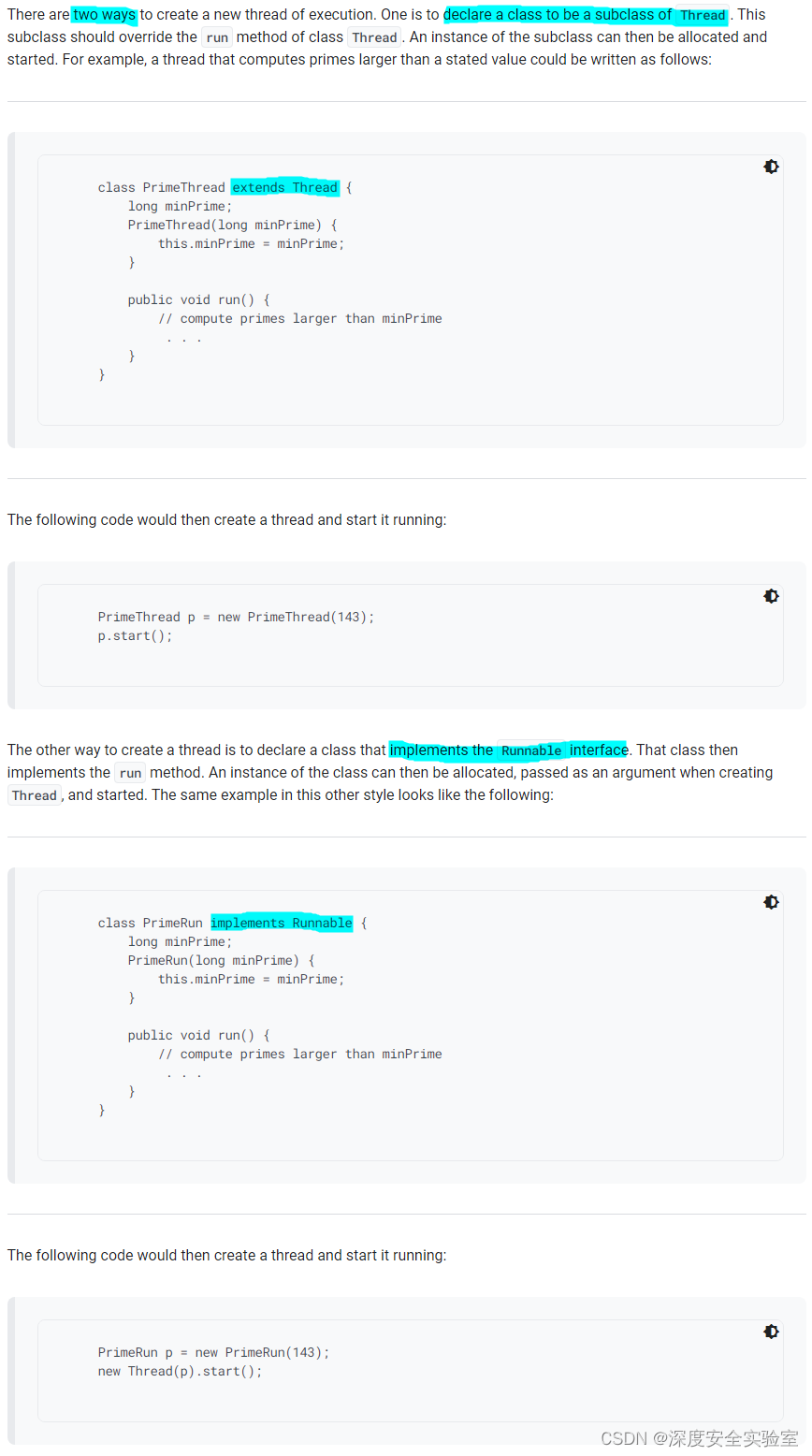 Android技能树-线程-创建启动线程（两种方式）_android 创建线程-CSDN博客