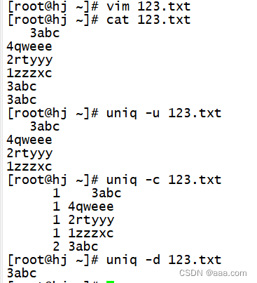 Linux文本处理工具：grep,sort,uniq&正则表达式详解-CSDN博客
