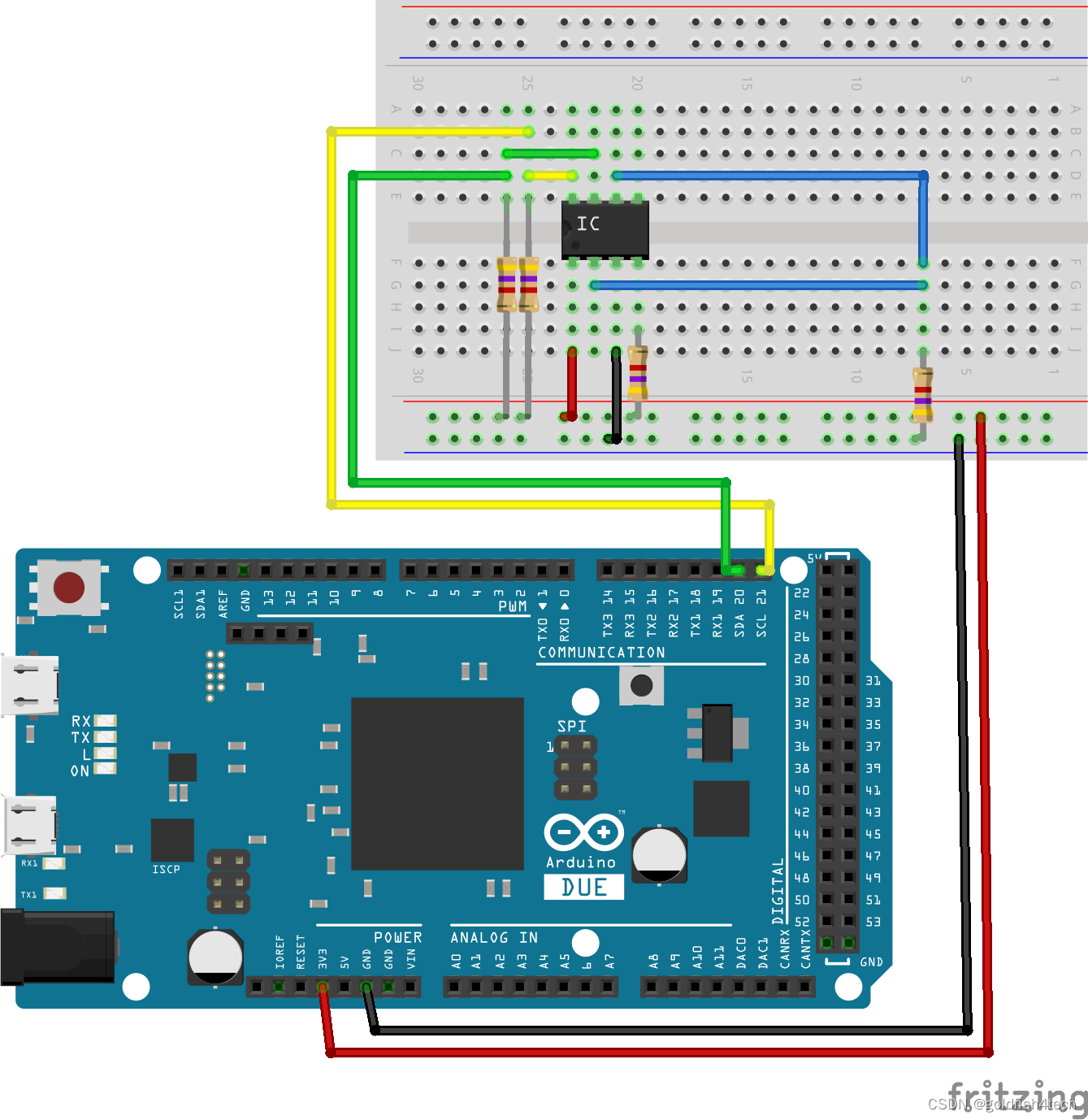 Fritzing软件绘制Arduino面包板接线图传感器模块库文件286_frtzing-CSDN博客