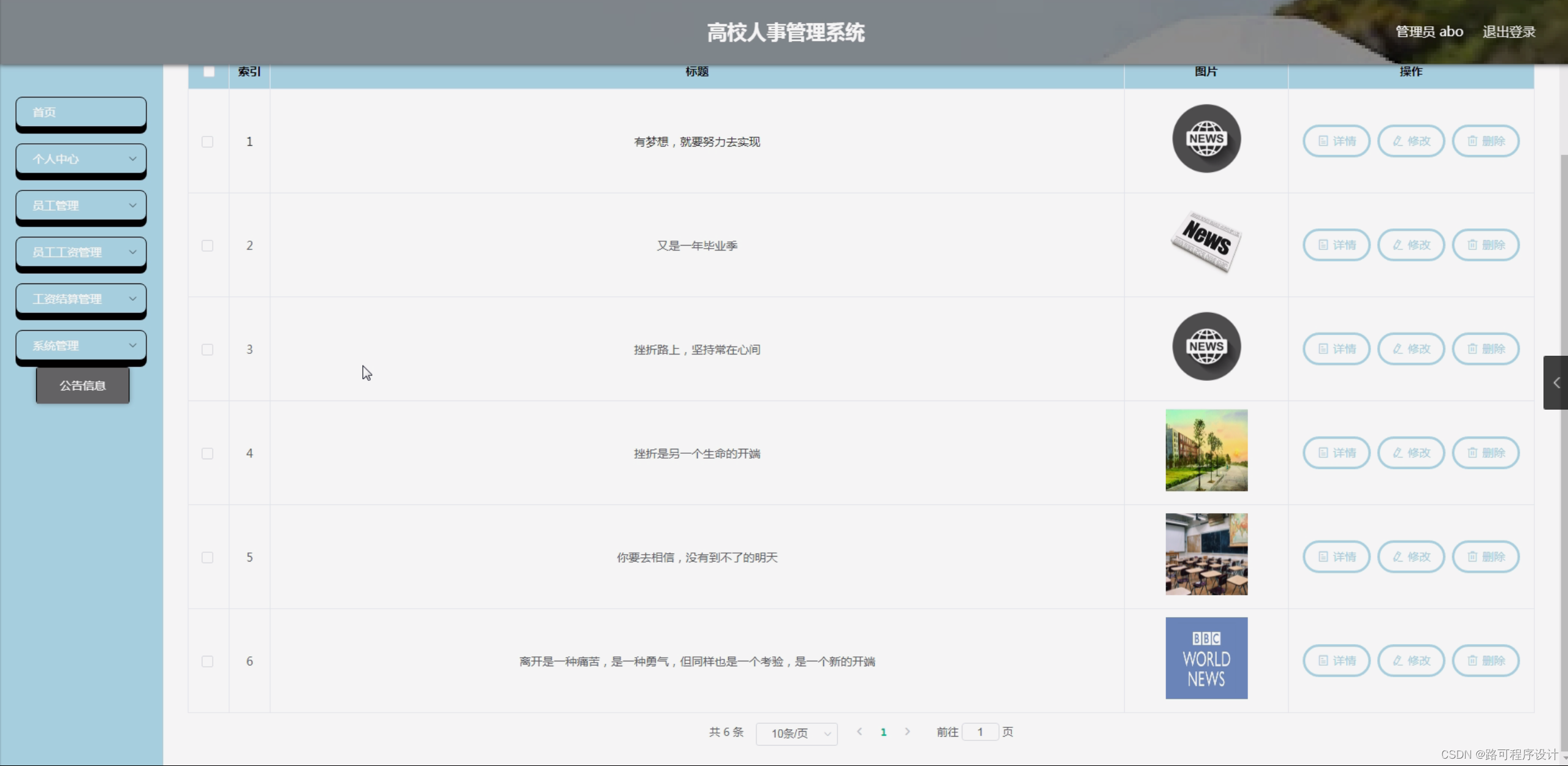 Java计算机毕业设计(附源码)高校人事管理系统(springbootmysqlmaven论文 Csdn博客