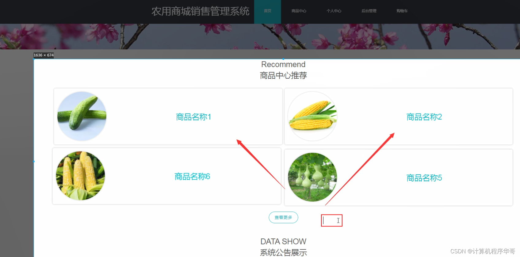 Java毕业设计农用商城销售管理系统(springbootmysqljdk18maven339)基于java的农产品销售系统