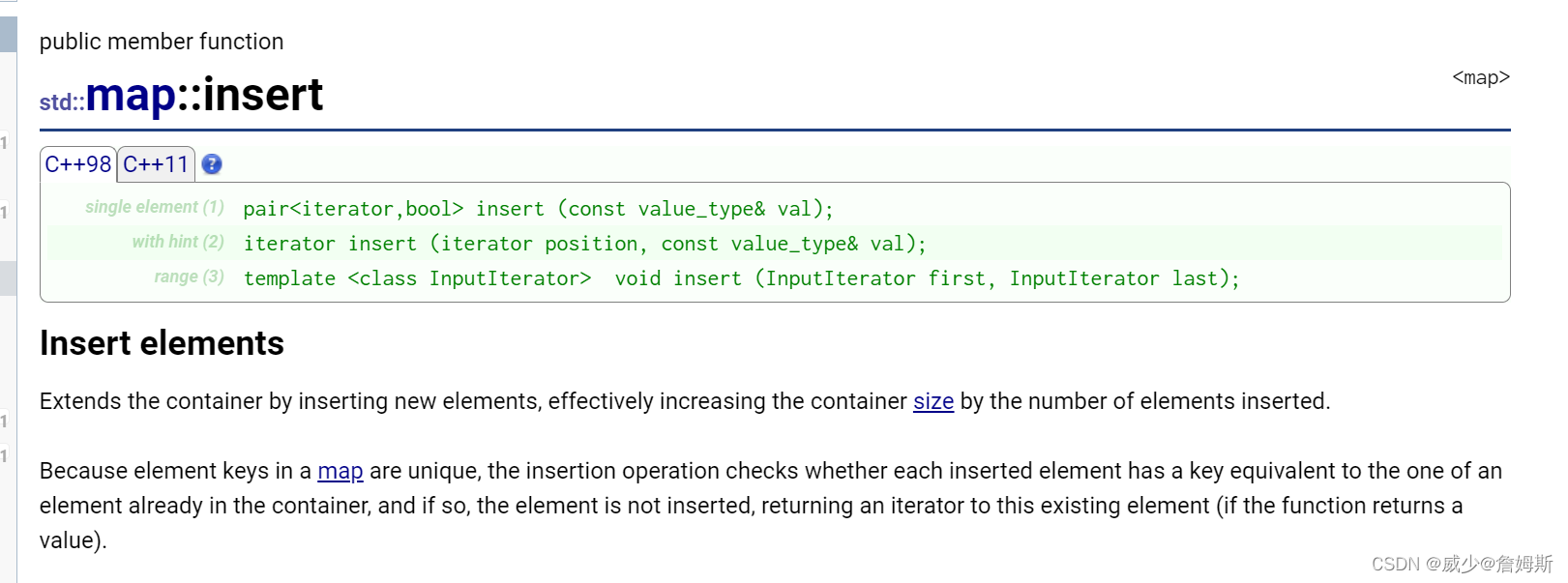 C++ -＞map知识点重要部分总结_c++ map key value-CSDN博客