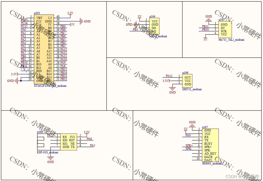 STM32开发实例_基于物联网的儿童座椅系统（电路图+PCB+程序+流程图）24-32-33_jr6001程序实例-CSDN博客