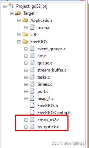兆易创新GD32 （四）FreeRTOS 移植 与 CMSIS OS2_兆易创新带freertos的工程-CSDN博客