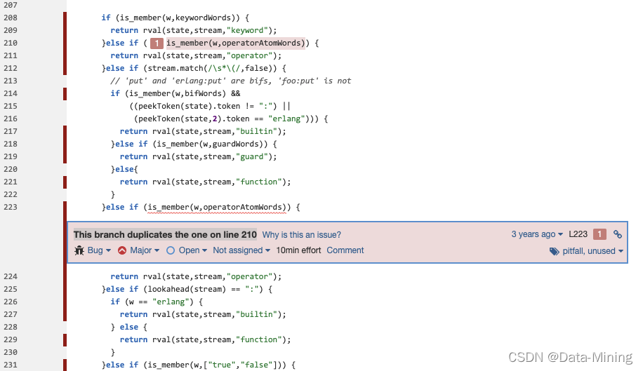 Sonar 代码检测常见问题及修改实例（前端JS版本二）_remove this conditional structure or edit its code-CSDN博客