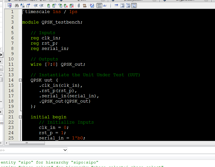 基于fpga的qpsk调制信号产生verilog代码quartus仿真fpga Qpsk Csdn博客