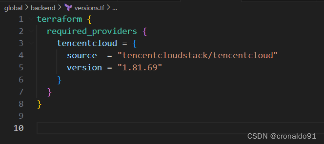 IaC基础设施即代码：使用Terraform 连接 tencentcloud腾讯云 并创建后端COS_terraform 腾讯云-CSDN博客