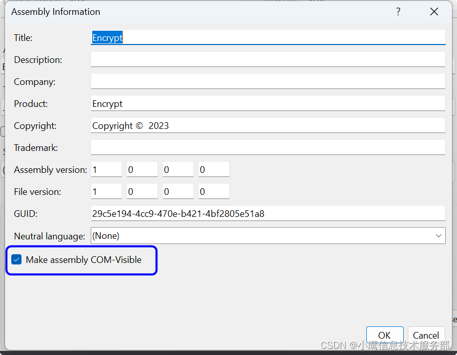 C#编写dll, VB6.0调用_vb调用c#创建的dll-CSDN博客