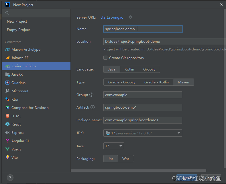 创建Springboot 3.0工程_springboot3需要jdk哪个版本-CSDN博客