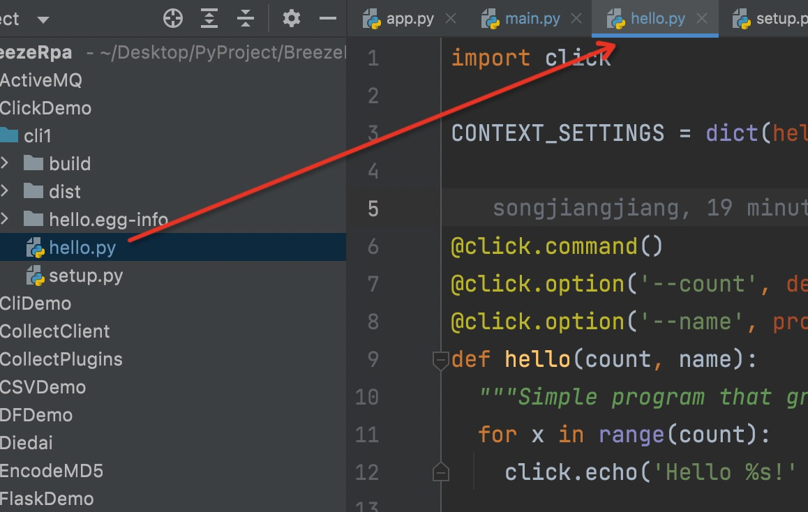 使用Click编写Python包，并发布到Pypi仓库_python click 打包-CSDN博客