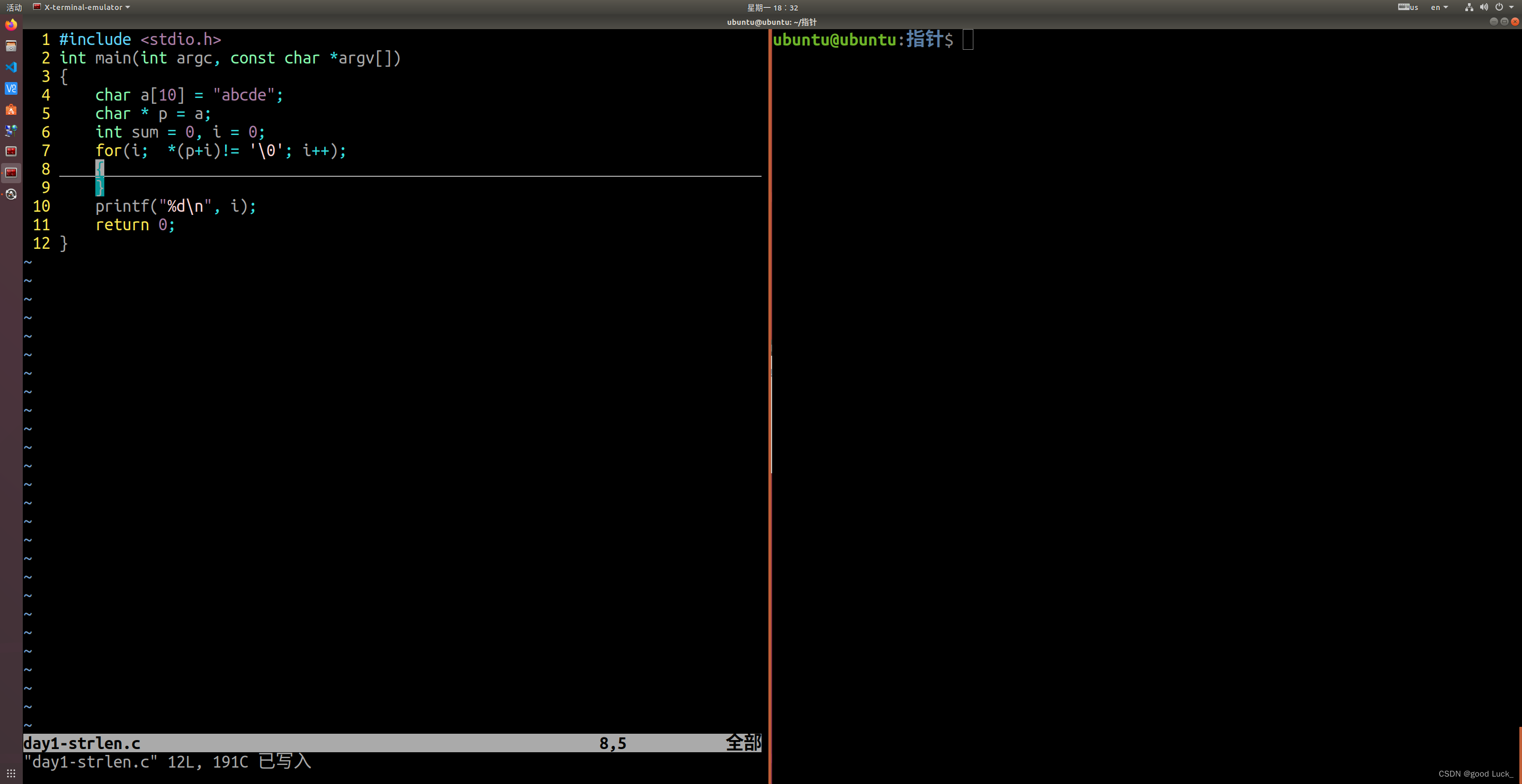用指针改写strlen strcpy strcmp strcat-CSDN博客
