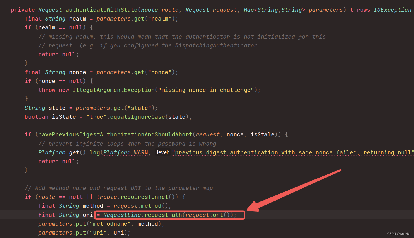 Expected static method ‘java.lang.String okhttp3.internal.http.RequestLine.requestPath ...