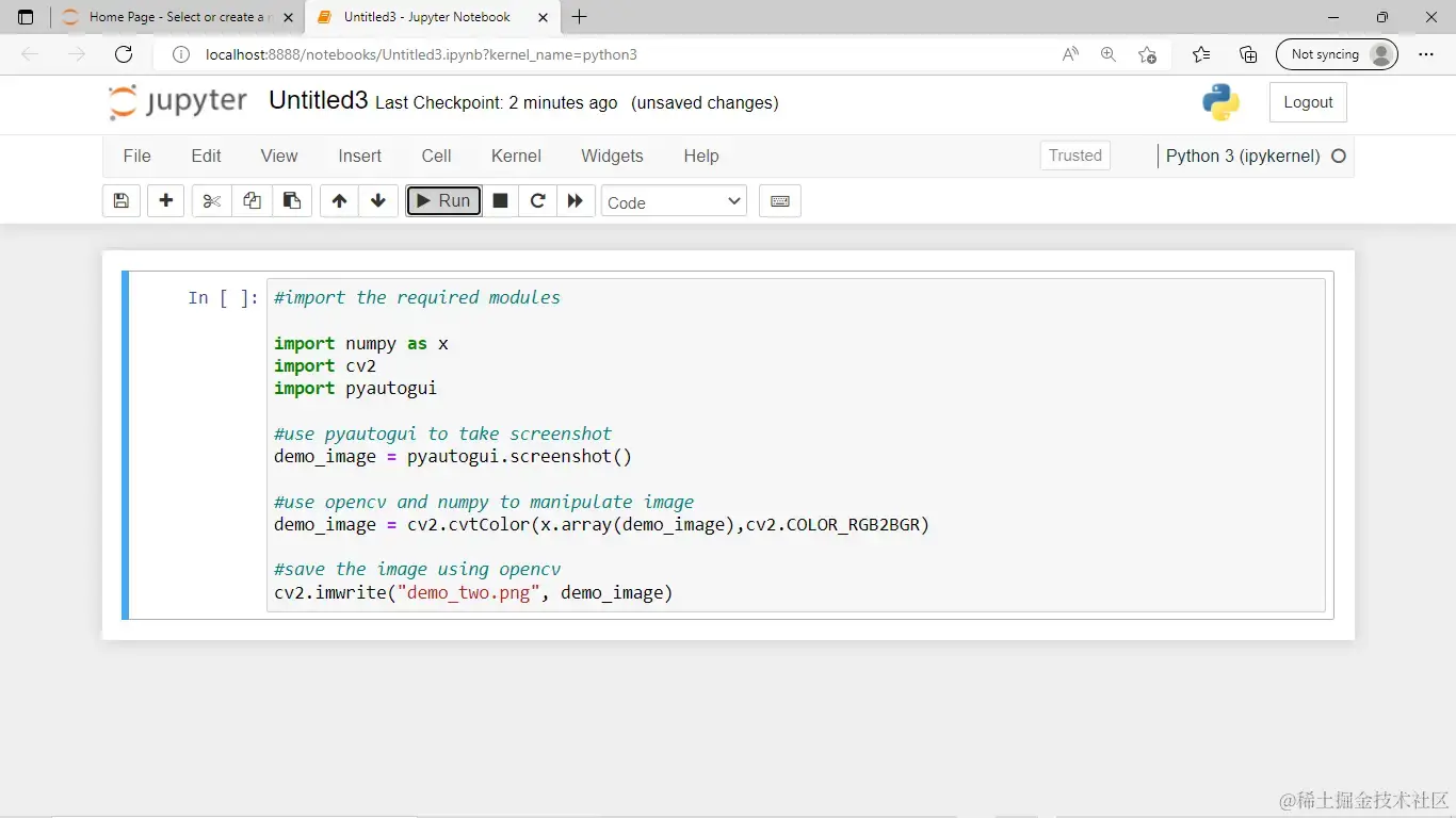用Python制作截图小工具_pyautogui 截图-CSDN博客