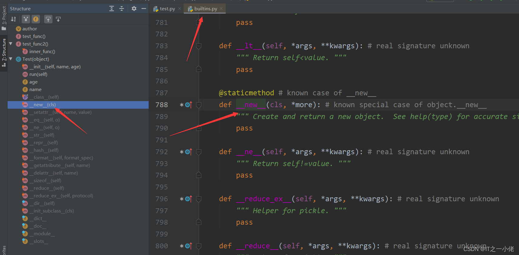 PyCharm使用技巧：Structure（列出代码结构）_pycharm structure-CSDN博客