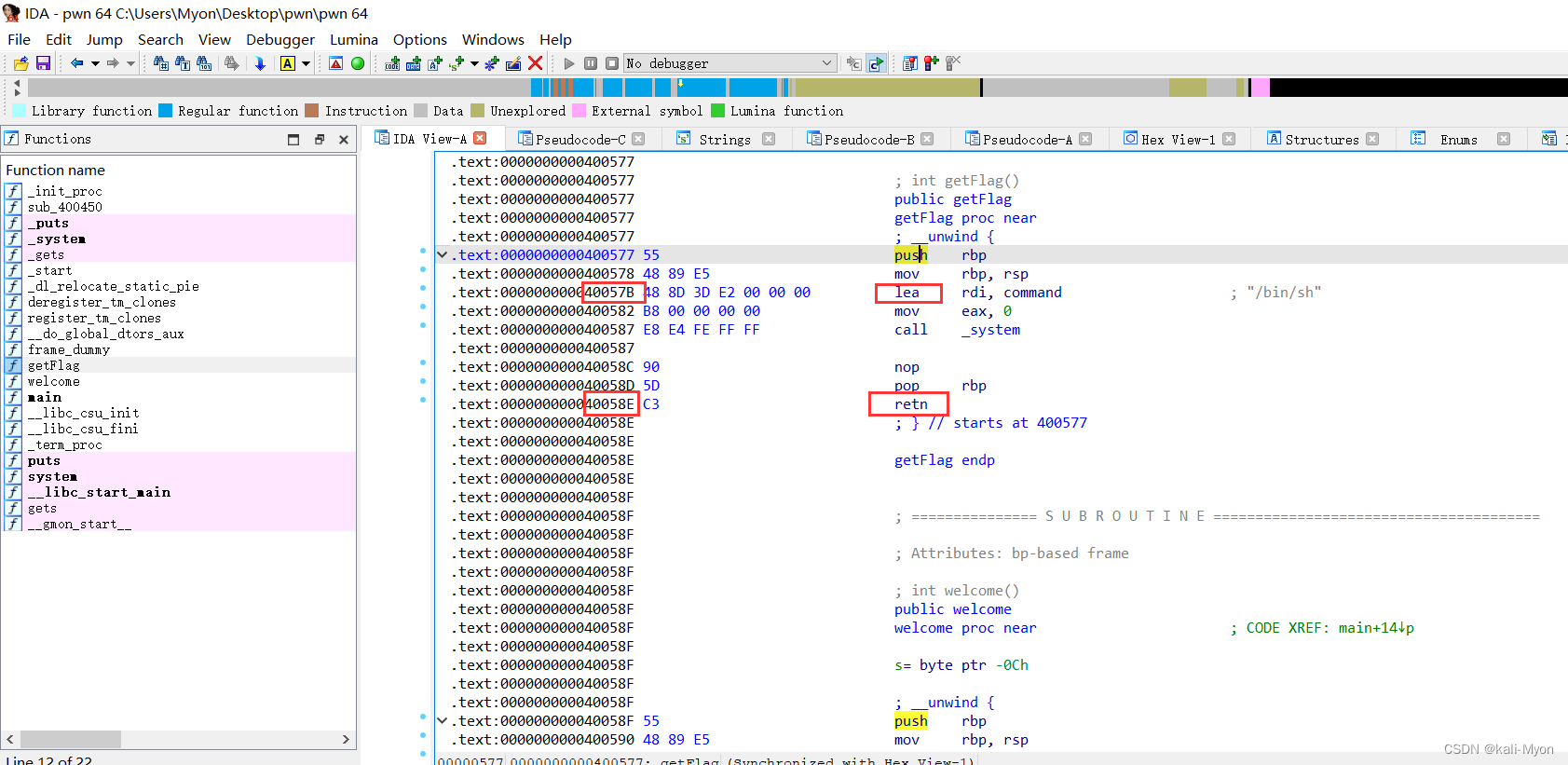 pwn06（关于64位程序堆栈平衡的处理）_64位堆栈平衡-CSDN博客
