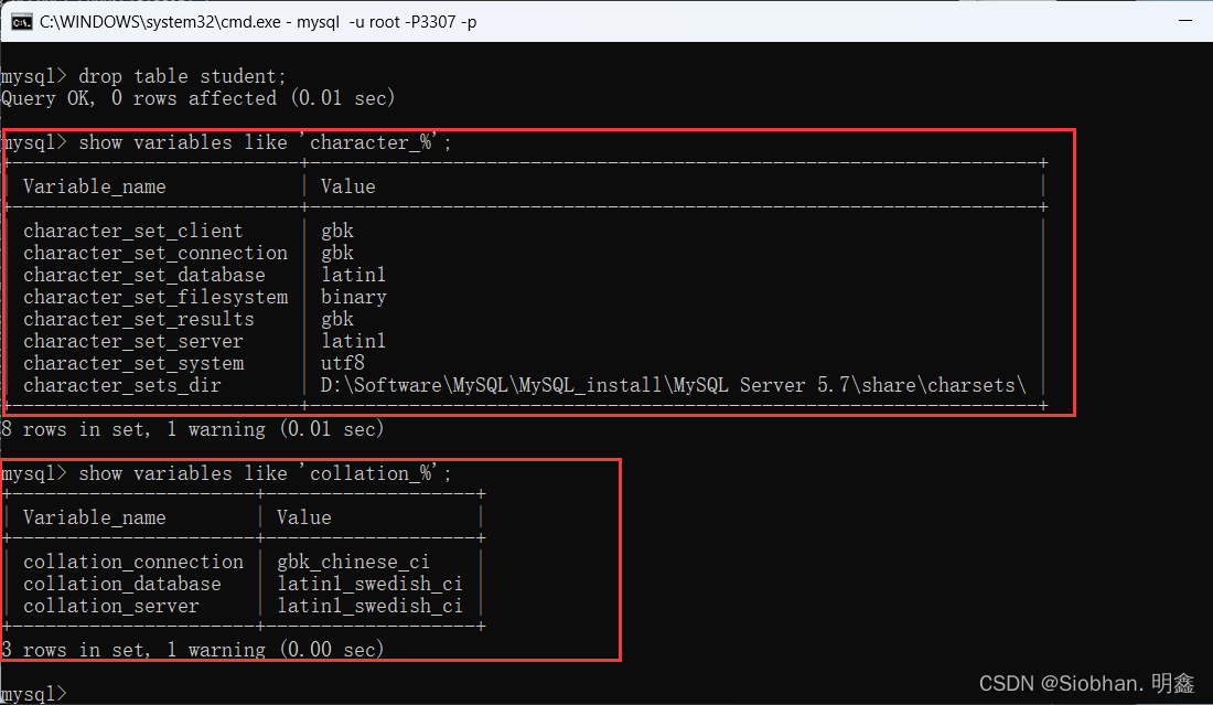 MySQL 4 MySQL使用演示（包含基本操作命令~~~）MySQL5.7编码设置_mysql演示数据库-CSDN博客
