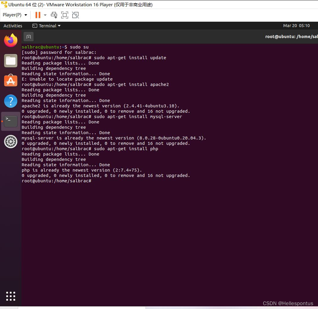 数据库——LAMP的搭建及MySQL基操_lamp mysql-CSDN博客