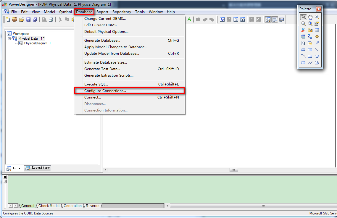 使用PowerDesigner 15对现有数据库进行生成物理模型-CSDN博客