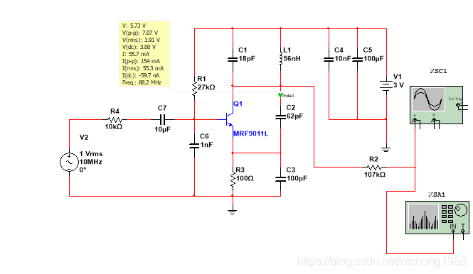 利用multisim仿真基极调频电路（无线咪头电路）_multisim咪头可以用什么来仿真-CSDN博客