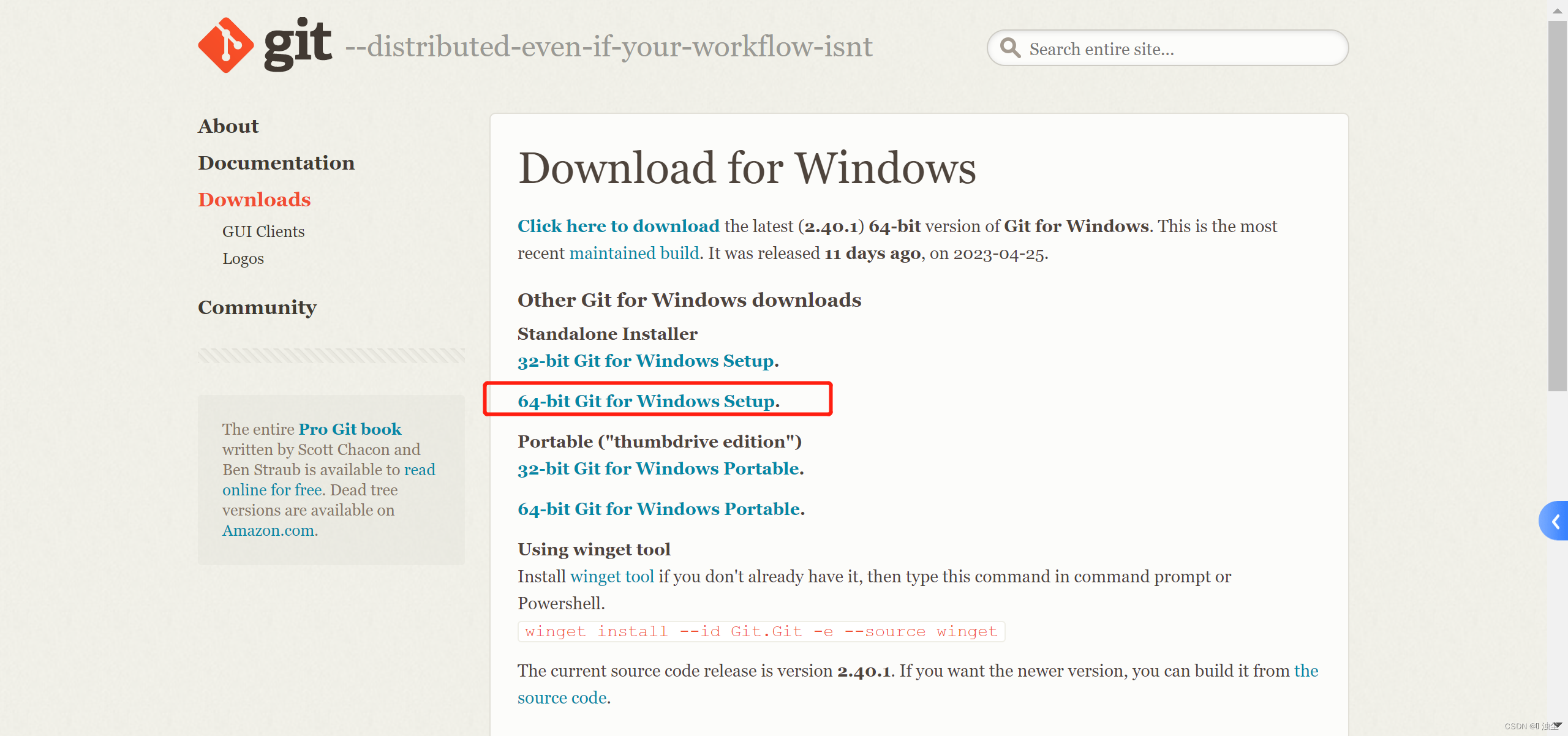 Git安装教程：Windows11上的Git下载与安装步骤,-CSDN博客