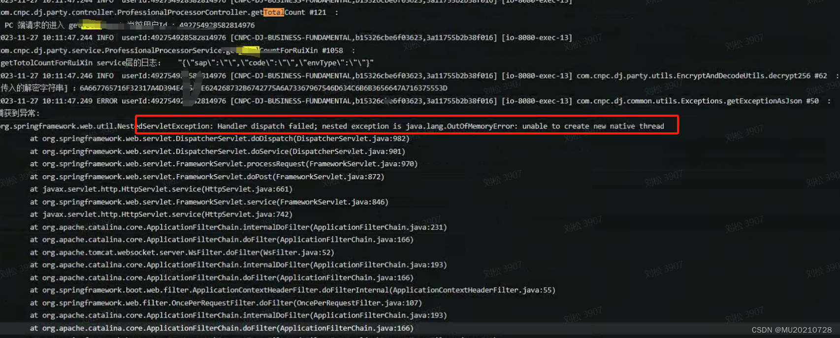 平台迁移后引发的java服务故障:javalangoutofmemoryerror Unable To Create New Nativethreadswitched From