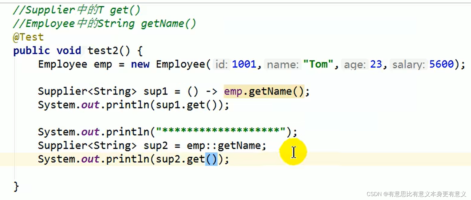 Java8 方法引用、构造器引用、数组引用方法引用、构造器引用、数组引用的使用场景。 Csdn博客