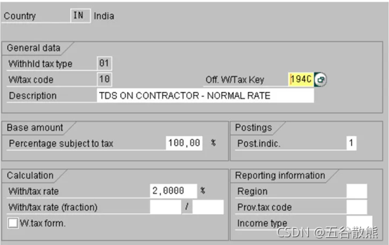 Detail information about Withholding Tax in SAP_sap withholding tax-CSDN博客
