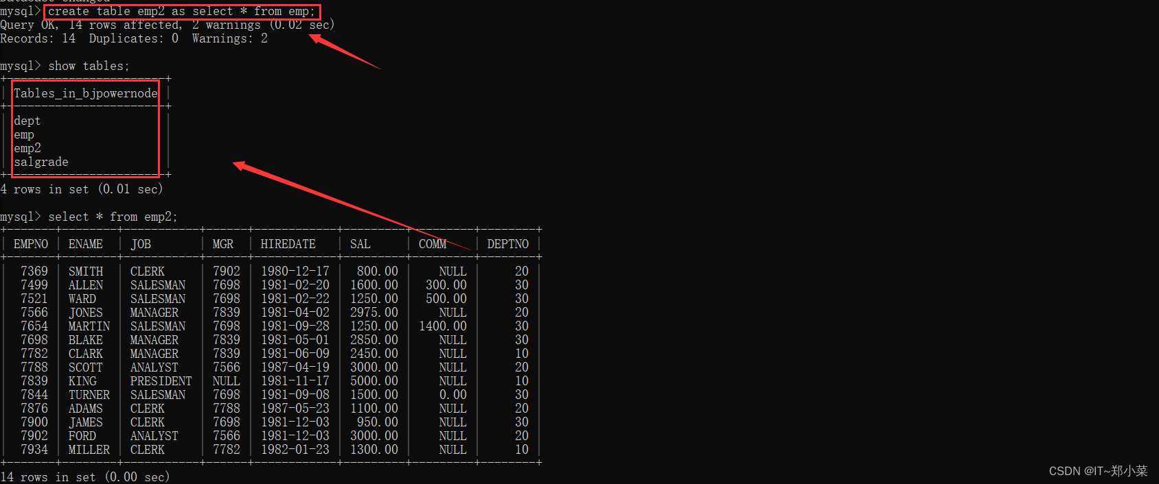 MySQL——DQL union合并、limit限制与DDL建表和删表_mysql union limit-CSDN博客