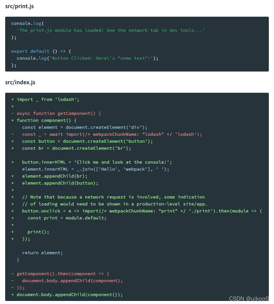 webpack手册-11-Production&Lazy Loading_util webpack impoted tuple module 11-CSDN博客