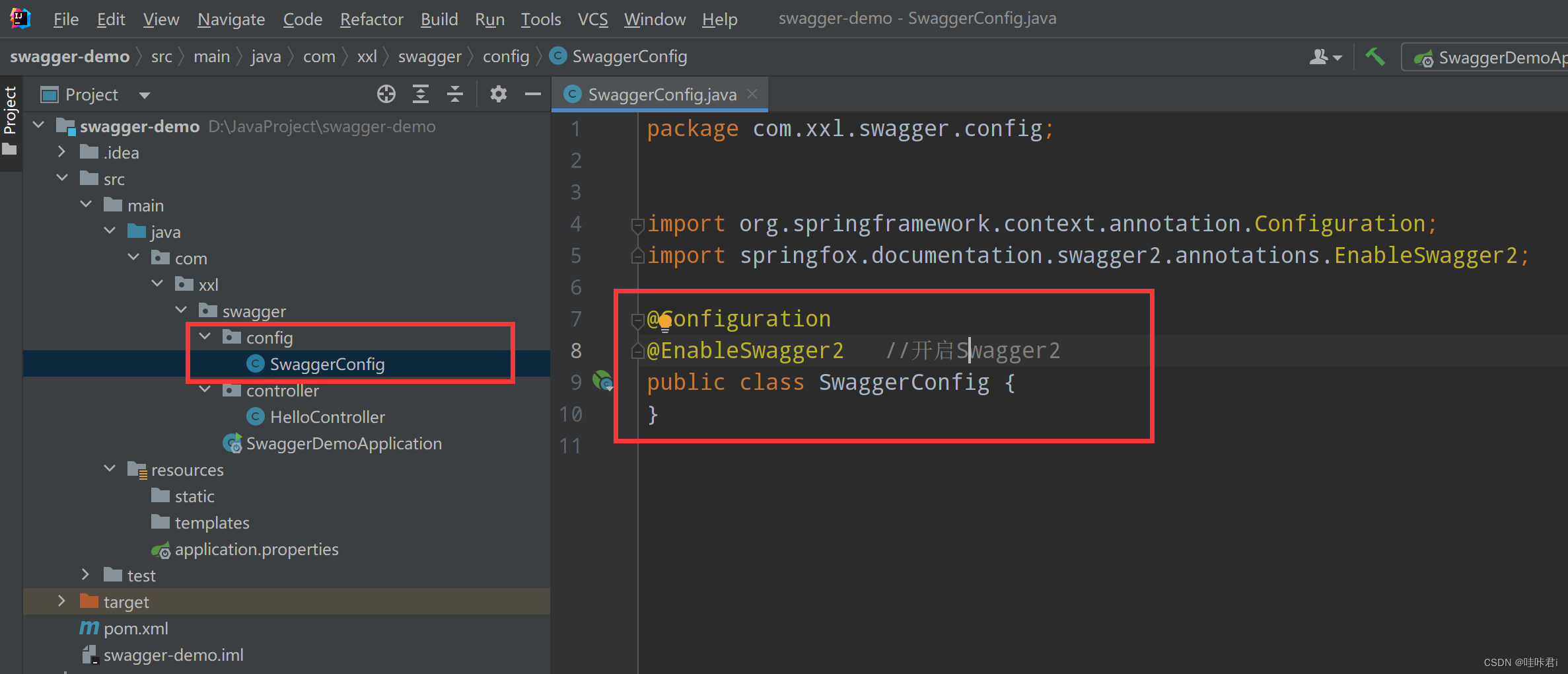 swagger2入门程序启动报错Exception encountered during context initialization - cancelling refresh attempt ...