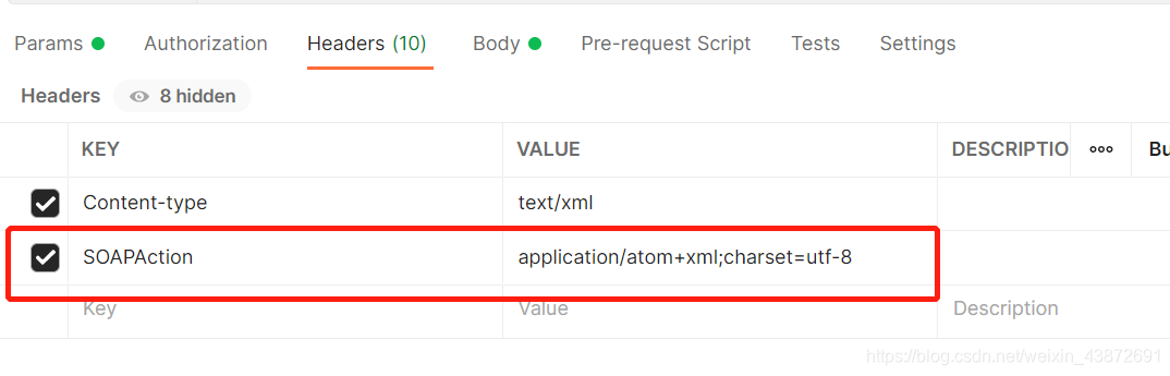 postman调webservice接口报错 no SOAPAction header!-CSDN博客