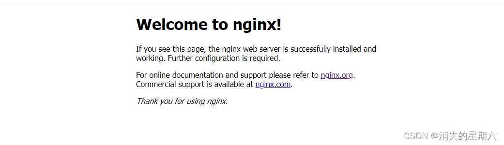 Nginx 安装成功后，无法访问到默认页面_访问nginx主页-CSDN博客