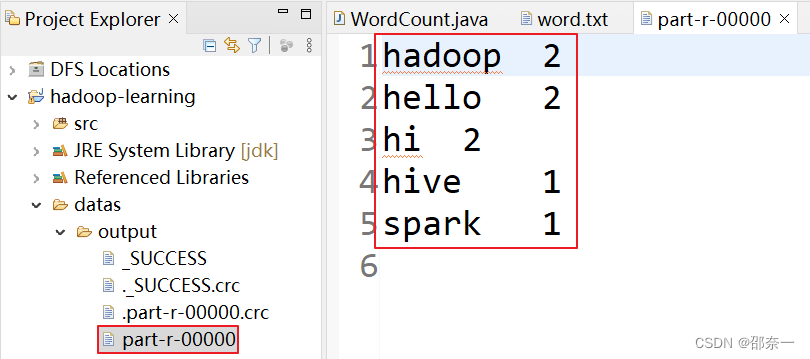 使用Eclipse完成WordCount案例（Windows本地运行）_eclipse wordcount-CSDN博客