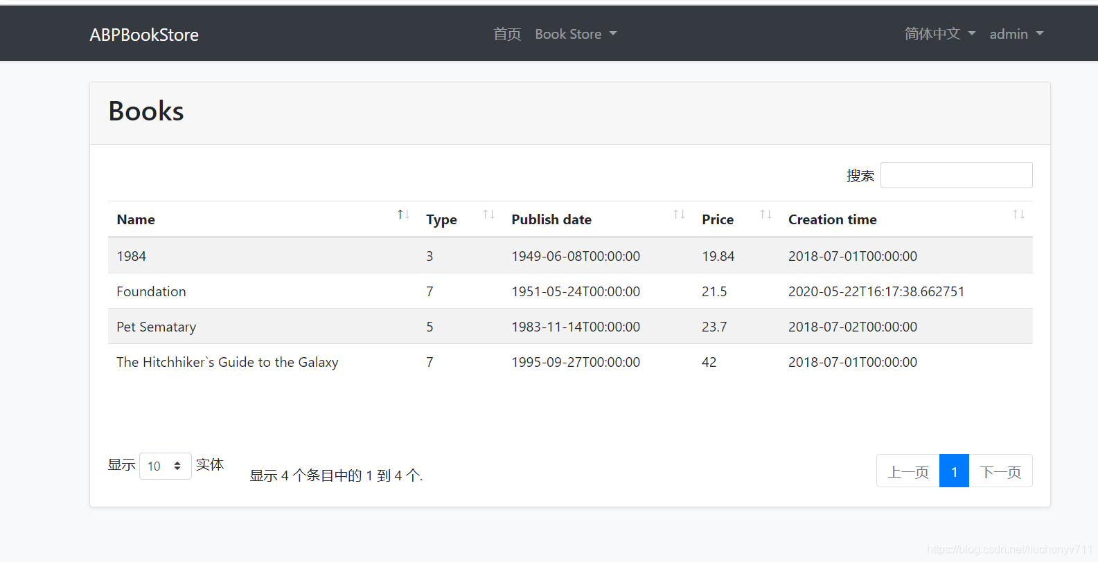 ASP.NET Core MVC / Razor页面教程-第1部分 列表展示（根据官网教程）_abp.libs.datatables.createajax-CSDN博客