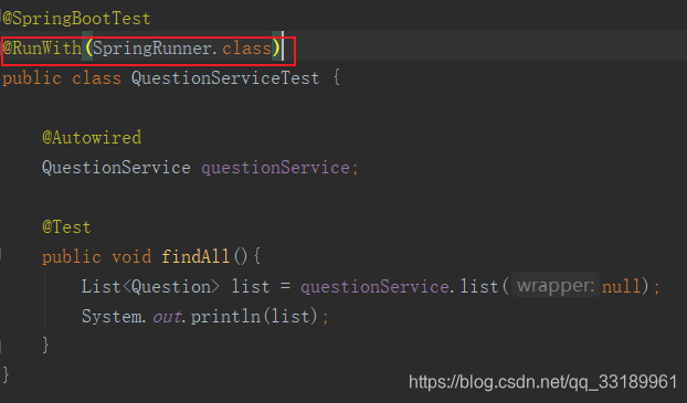 SpringBoot单元测试NullPointerException_单元测试nullpointerexception create breakpoint-CSDN博客
