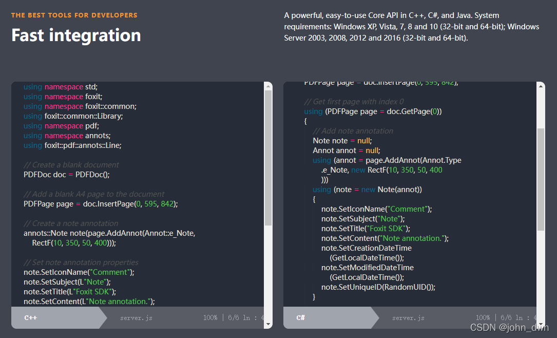 Foxit PDF SDK 8.2.0 for C | C++ |.NET_sdk for c-CSDN博客
