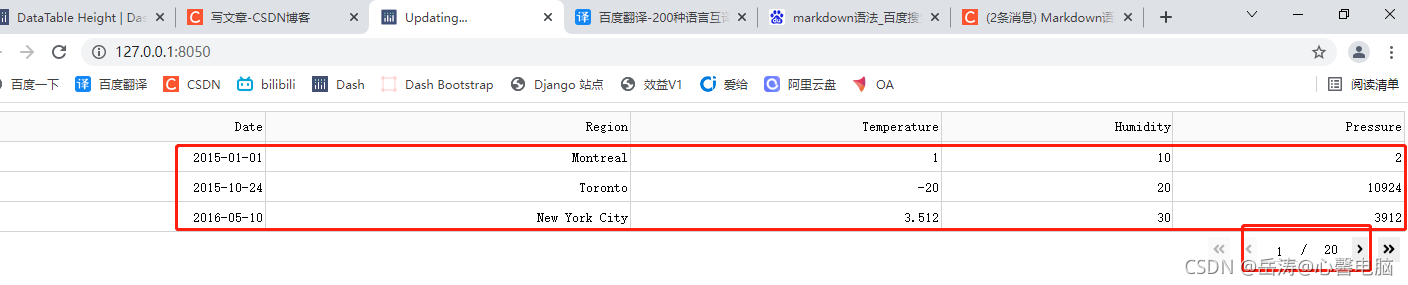 【Python百日基础系列】Day30 - Dash_table基础_python dash tabs-CSDN博客